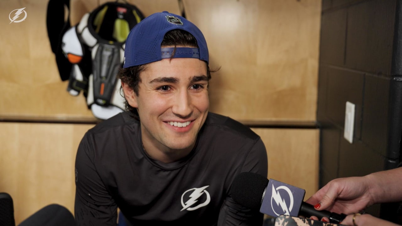 Dominic James | Pregame vs Florida Panthers | Tampa Bay Lightning