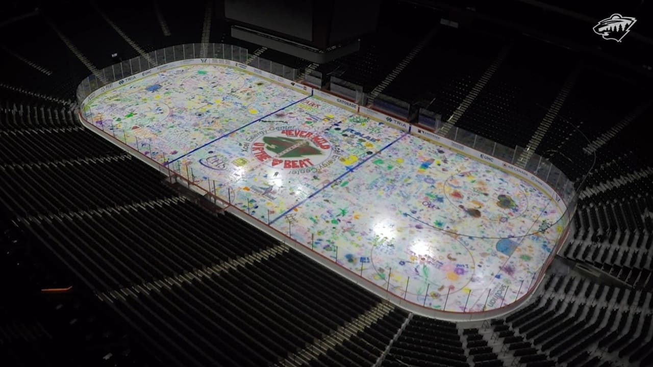 Paint the Ice 2024 Timelapse | Minnesota Wild
