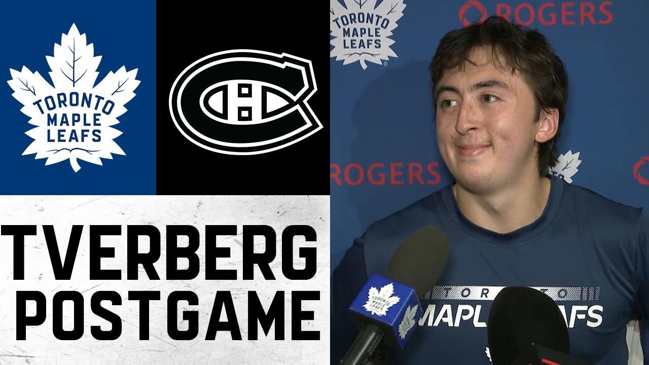 Ryan Tverberg | Post Game | Toronto Maple Leafs