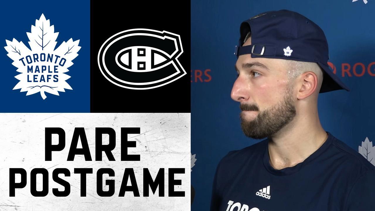 Cedric Pare | Post Game | Toronto Maple Leafs