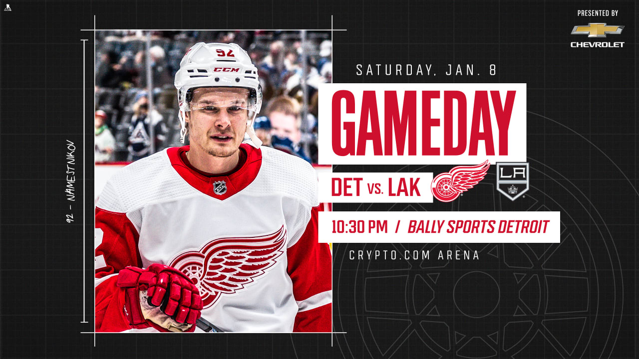 Preview: Red Wings visit Los Angeles Kings Saturday Night | Detroit Red ...