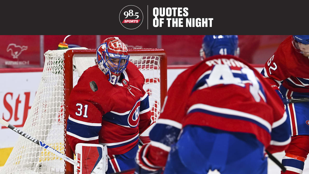 EDM@MTL: Quotes of the night | Montréal Canadiens