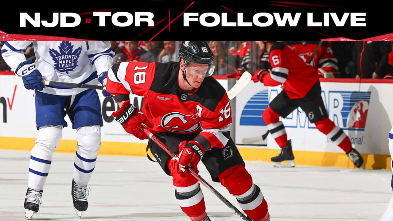 LIVE UPDATES: Devils 2 vs. Maple Leafs 4 | New Jersey Devils