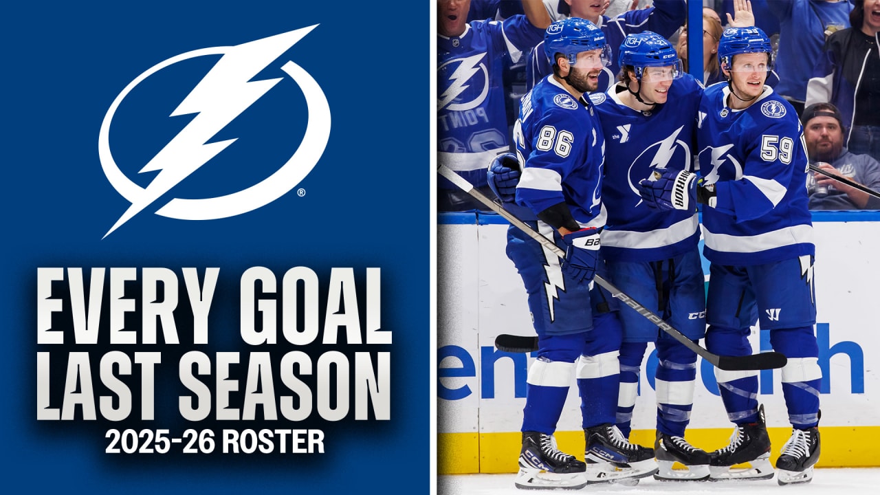 Every goal last season from the 2025-26 Lightning | NHL.com