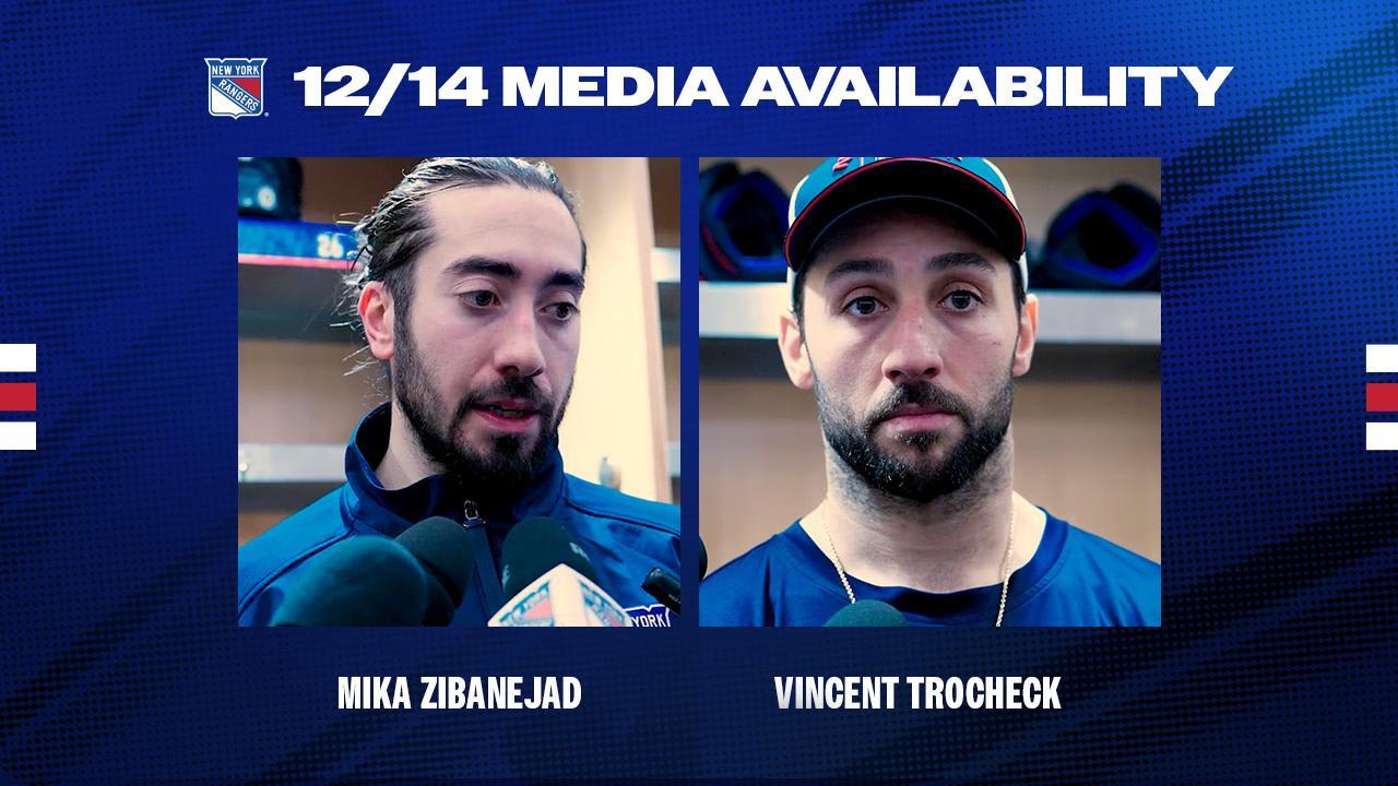 Postgame: Zibanejad and Trocheck | New York Rangers