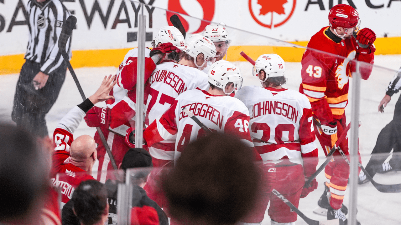 RECAP: After grabbing first-period lead, Red Wings 'locked it down' for ...