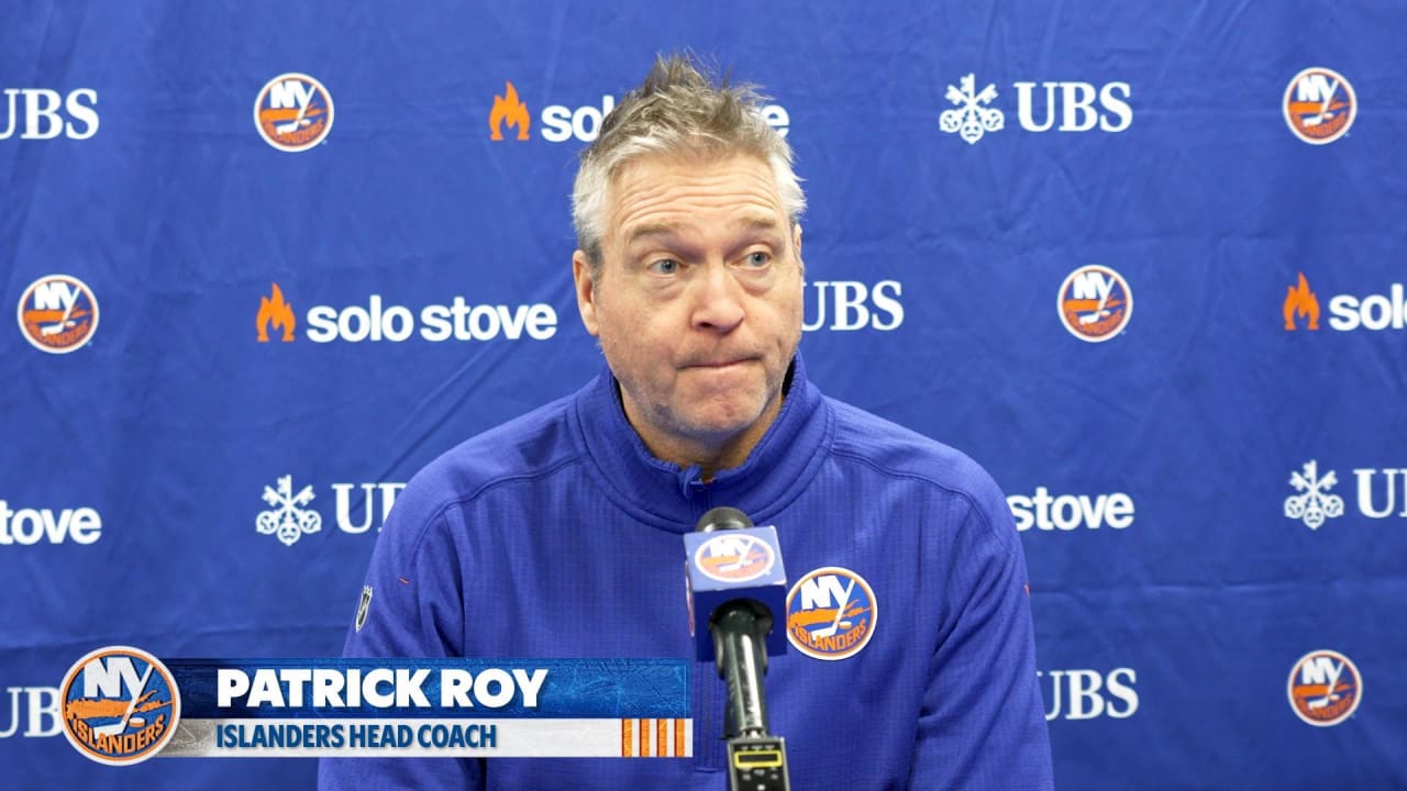 NYI vs BUF 12/23: Patrick Roy | New York Islanders