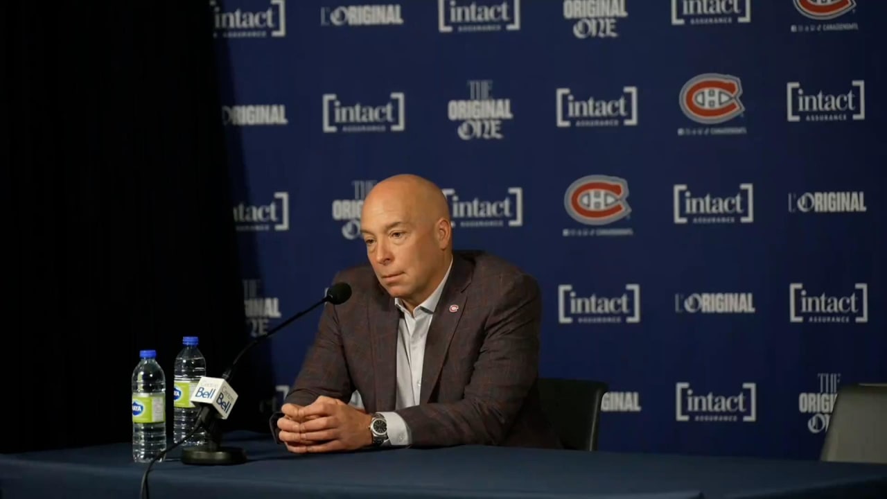 Dispo médias: Kent Hughes | Canadiens de Montréal