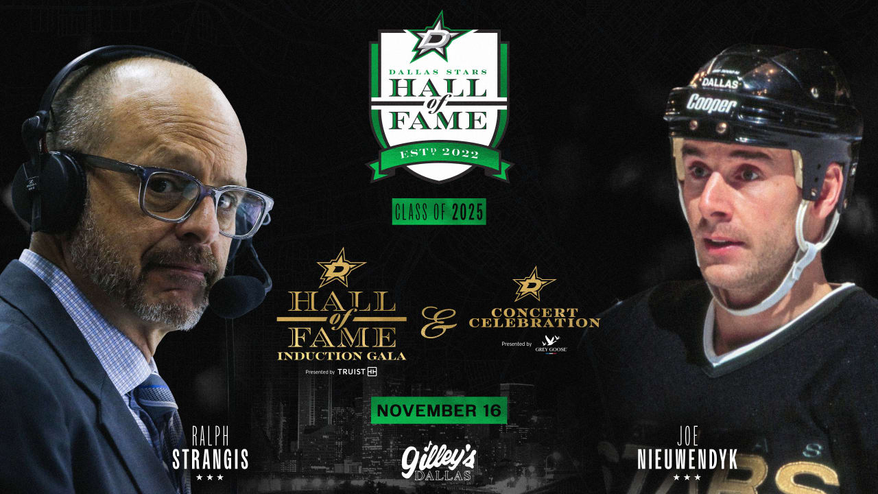 Dallas Stars announce Ralph Strangis and Joe Nieuwendyk as 2025 inductees to the Dallas Stars ...