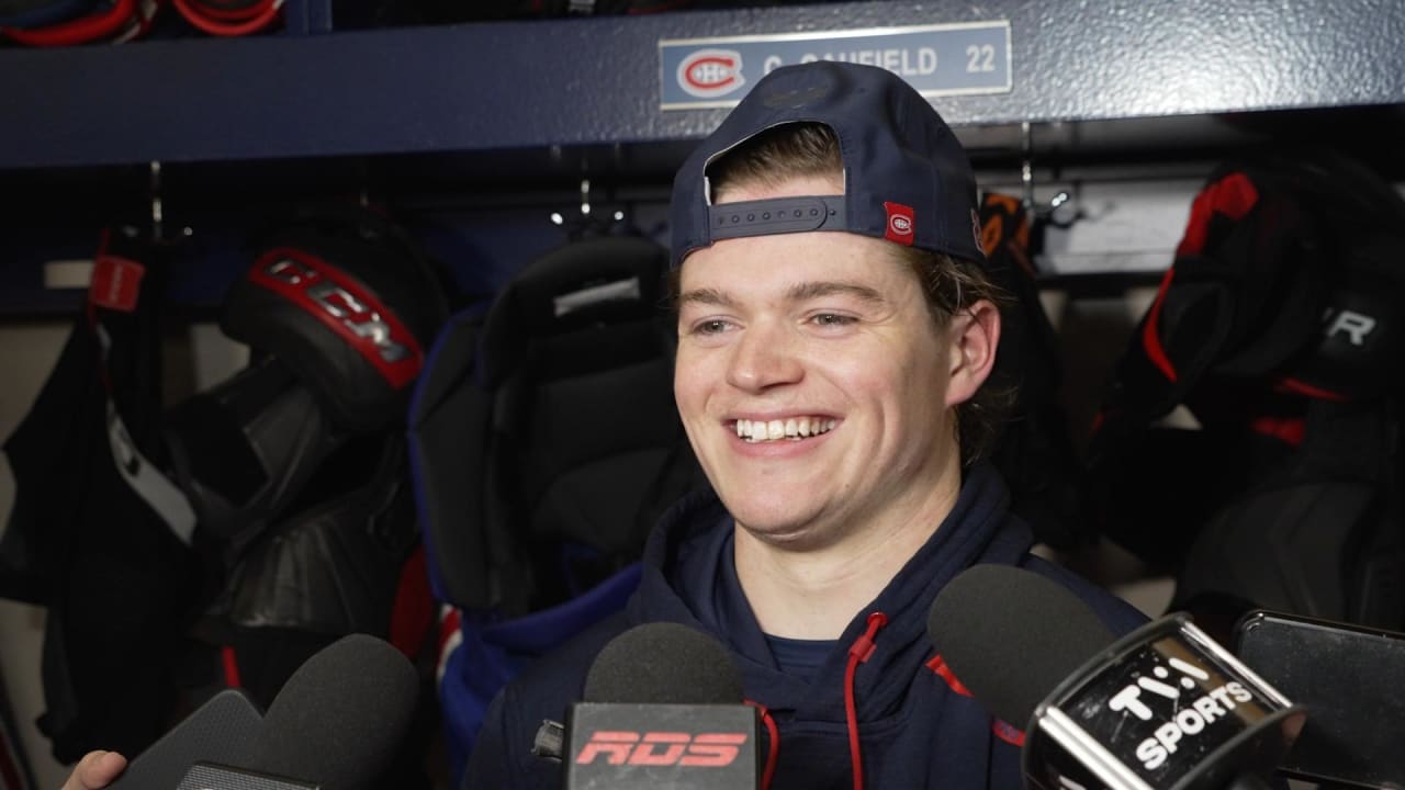 Dispo médias: Caufield | Canadiens de Montréal