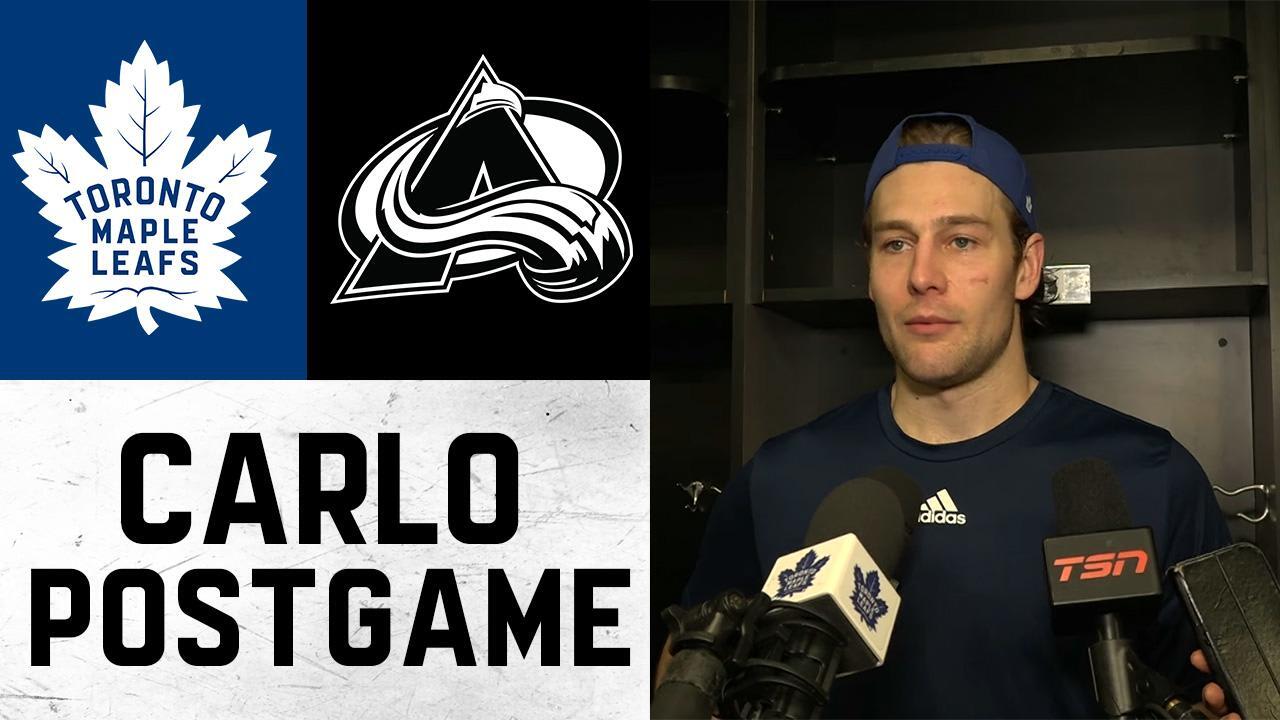 Brandon Carlo | Post Game | Toronto Maple Leafs