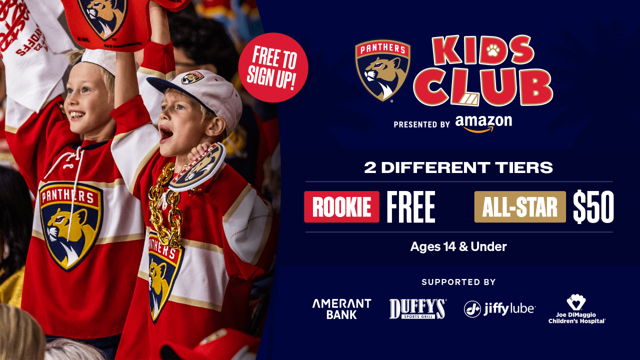 Panthers Kids Club Fourth Season Kicks Off, Memberships Available Now ...