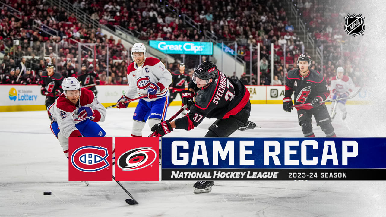 Andersen helps Hurricanes defeat Canadiens in return | NHL.com