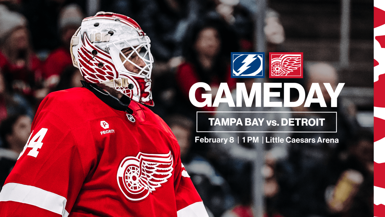 PREVIEW: Red Wings try for their eighth straight win when Lightning ...