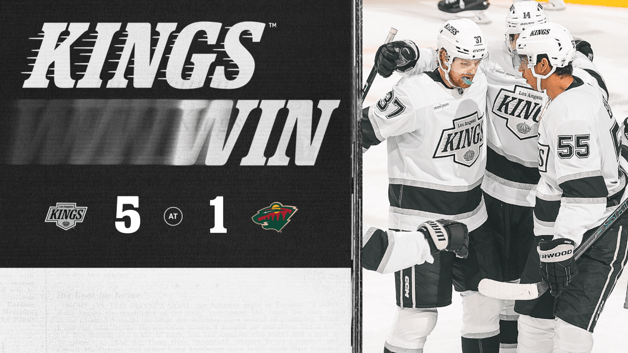 11/5 FINAL - Kings 5, Wild 1 | Los Angeles Kings