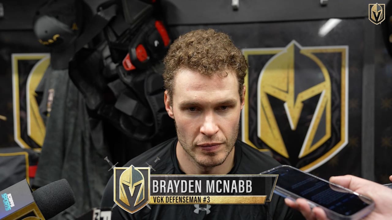 McNabb Availability 1/9 | Vegas Golden Knights