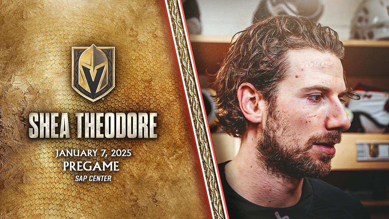 Shea Theodore Pregame 1/7 | Vegas Golden Knights