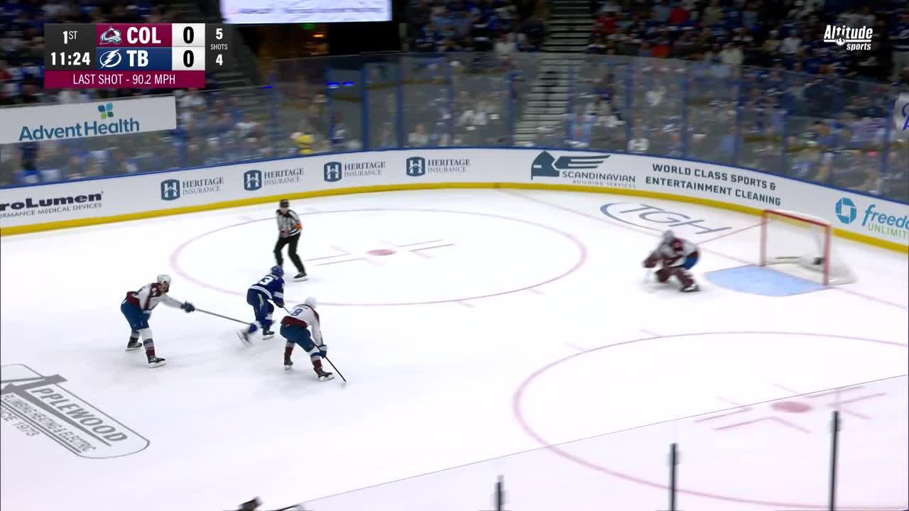 COL@TBL: Wedgewood with a great save against Gage Goncalves | NHL.com