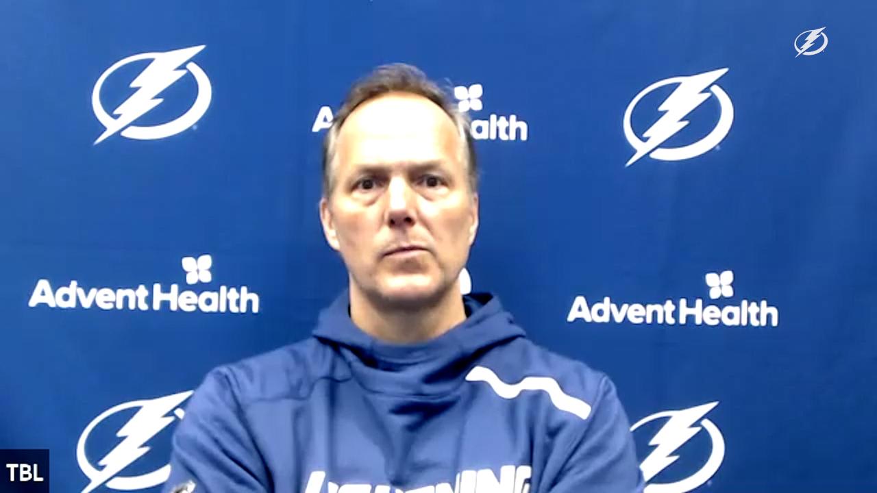 Jon Cooper | Pregame at DAL | Tampa Bay Lightning