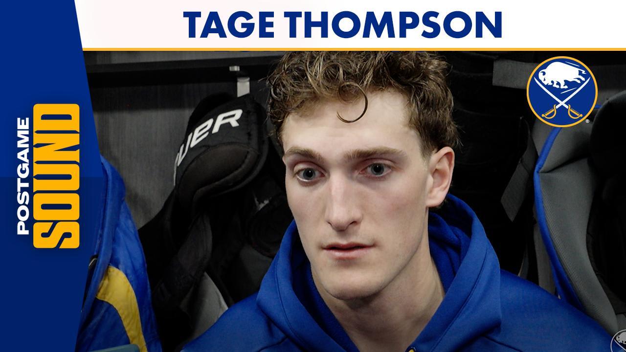 Thompson | Postgame at UTA | Buffalo Sabres