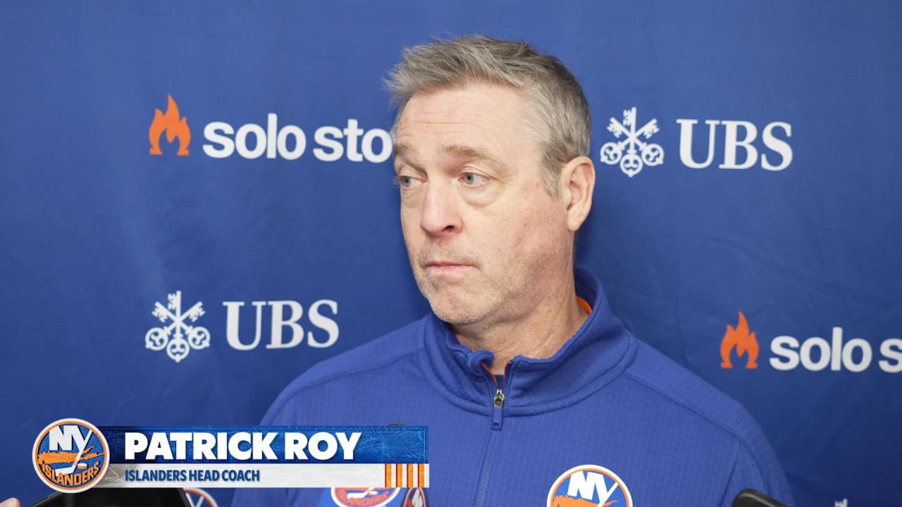 NYI at CAR 12/17: Patrick Roy | New York Islanders
