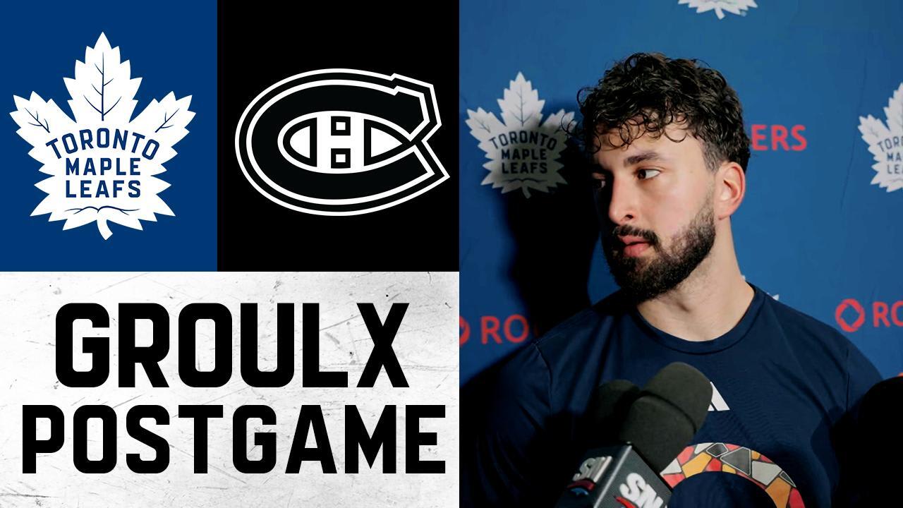 Benoit-Olivier Groulx | Post Game at Montreal Canadiens | March 10 ...