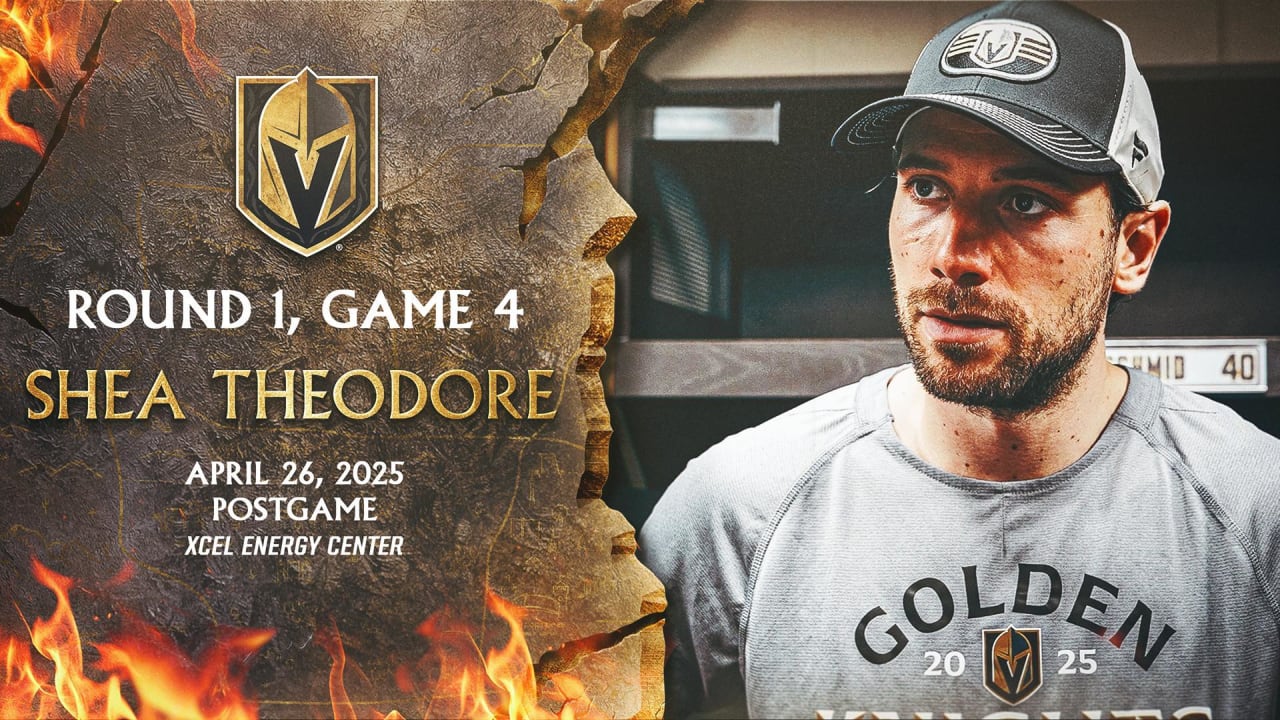 Ronda 1, Juego 4 | Shea Theodore después del partido | Vegas Golden Knights