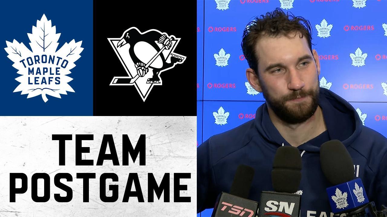 Maple Leafs Full Media Availability | Post Game vs. Pittsburgh Penguins ...
