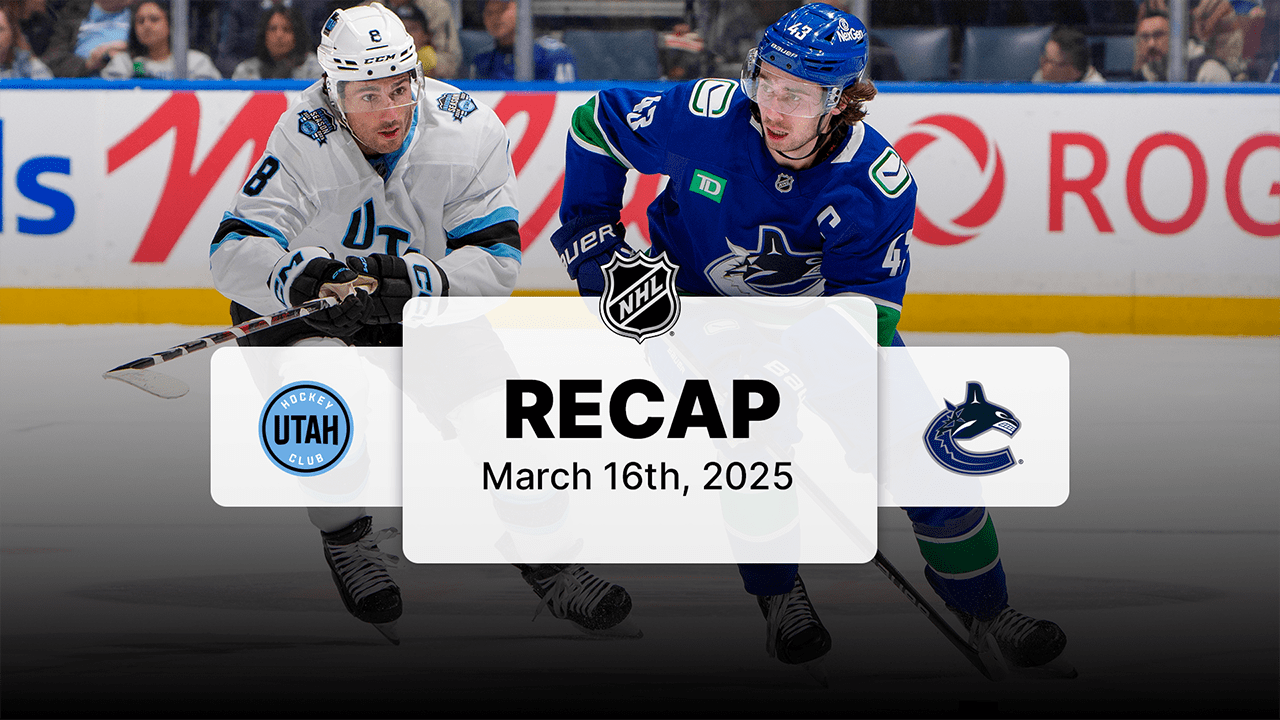 UTA at VAN | Recap | NHL.com