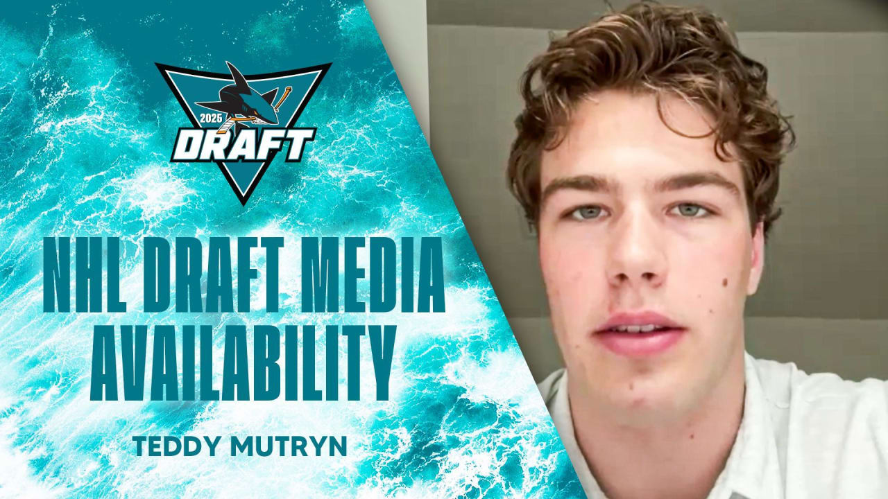 2025 NHL Draft Media Availability (6/28): Teddy Mutryn | San Jose Sharks