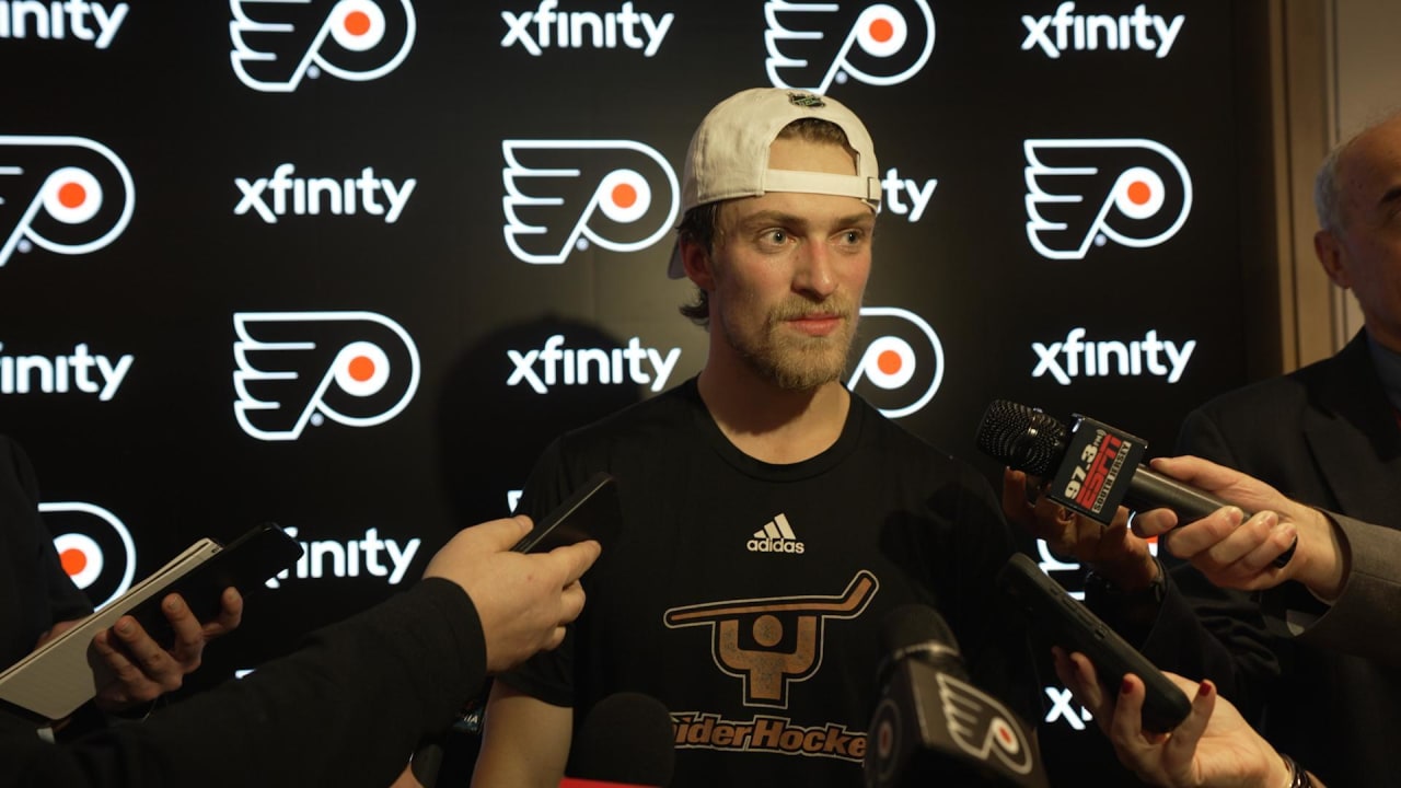 11/20 PHI vs. STL Postgame: Travis Sanheim | Philadelphia Flyers