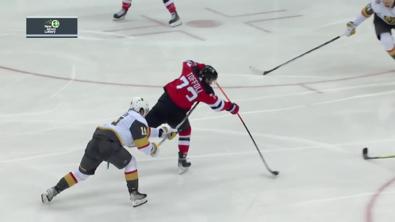 VGK@NJD: Toffoli scores goal against Logan Thompson | New Jersey Devils