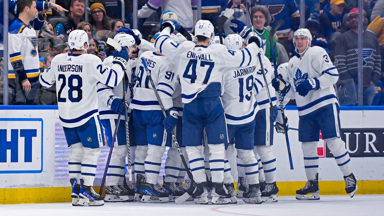 Maple Leafs regresaron con fuerza y llegan a 50 puntos | NHL.com/es