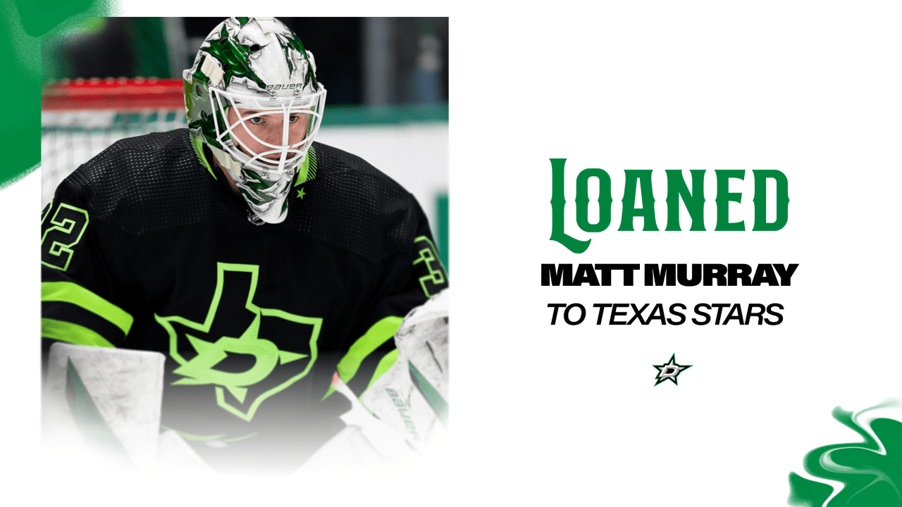 Stars loan goaltender Matt Murray to Texas | Dallas Stars