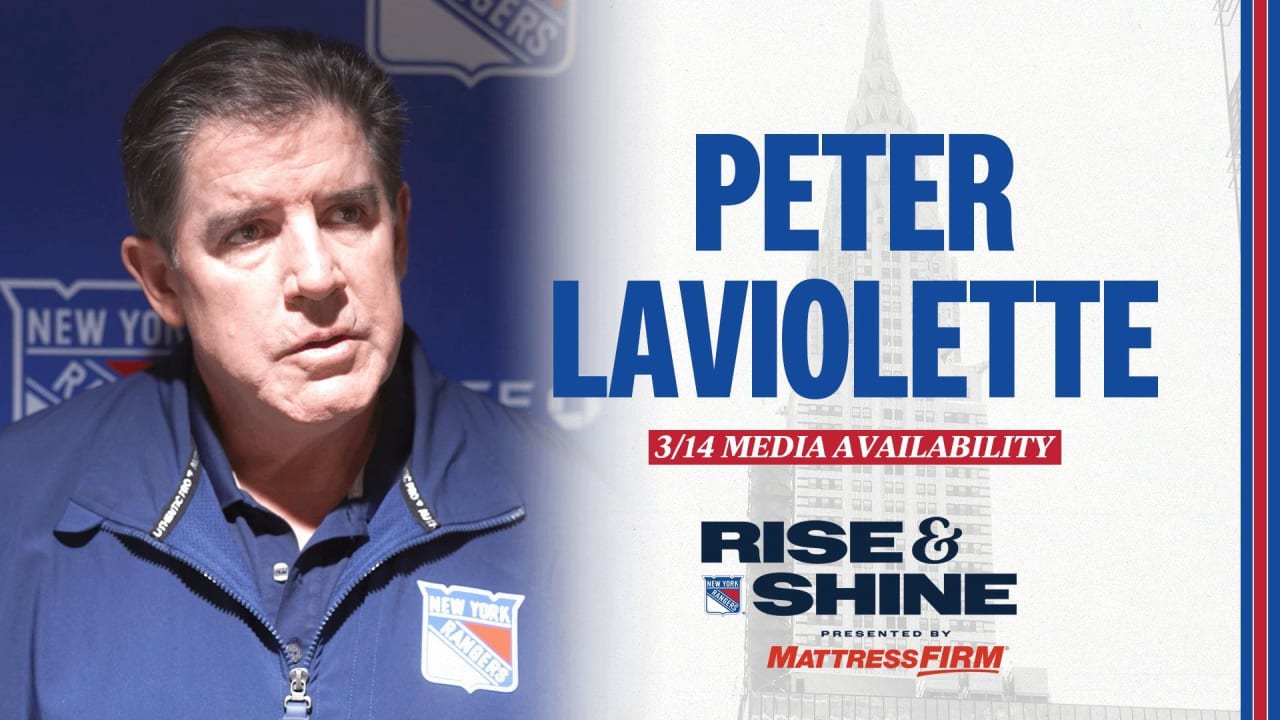 Pregame: Laviolette | New York Rangers