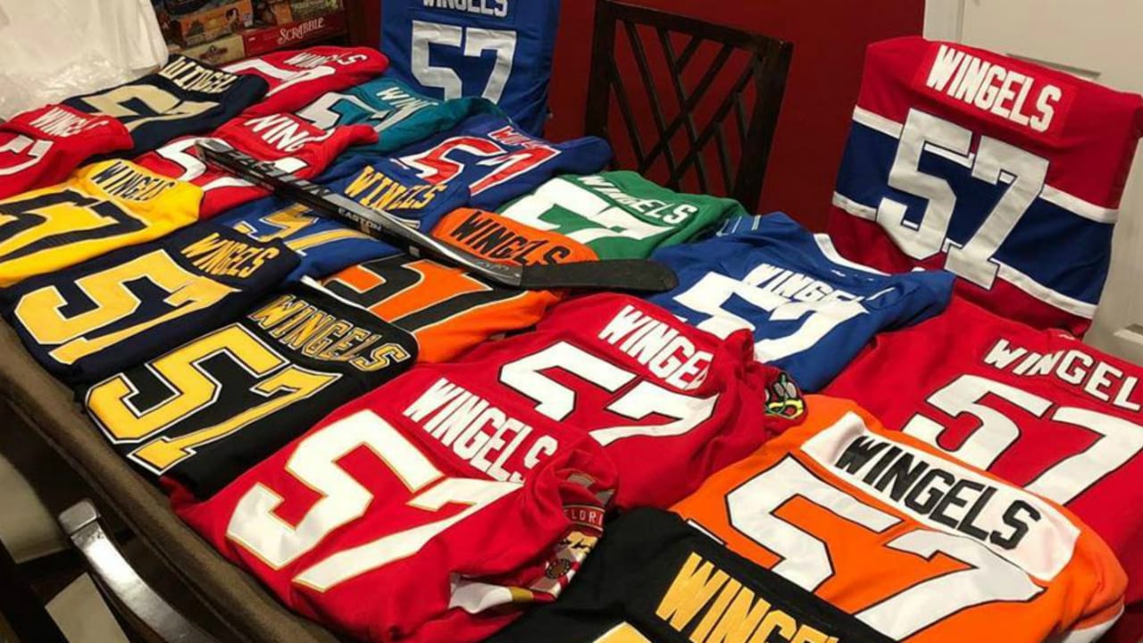 Sharks season ticket holder has so many Wingels jerseys | NHL.com
