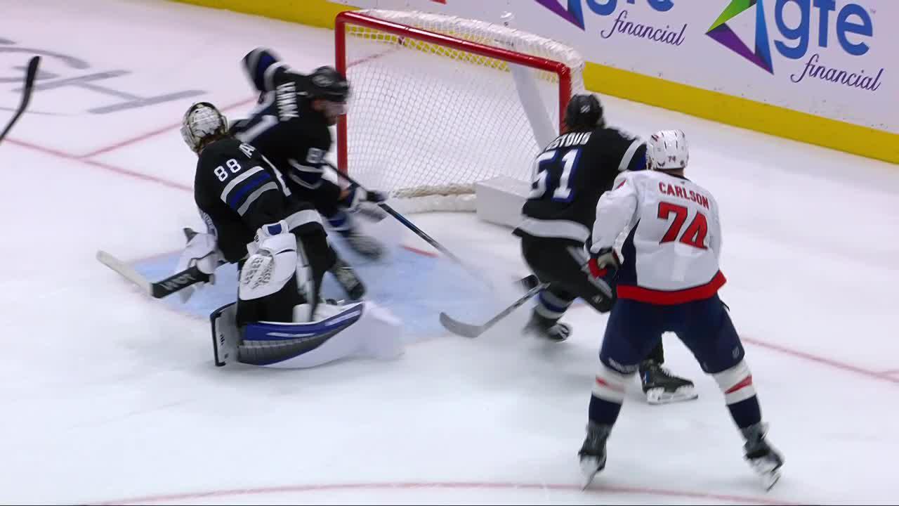 WSH@TBL: Carlson scores goal against Andrei Vasilevskiy | Washington ...