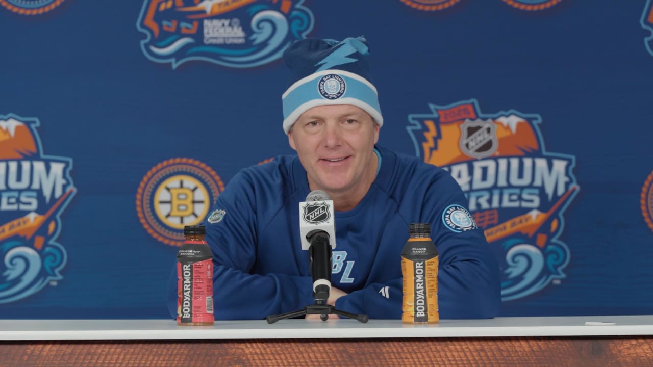 Jon Cooper | Stadium Series Practice 1.31.26 | Tampa Bay Lightning