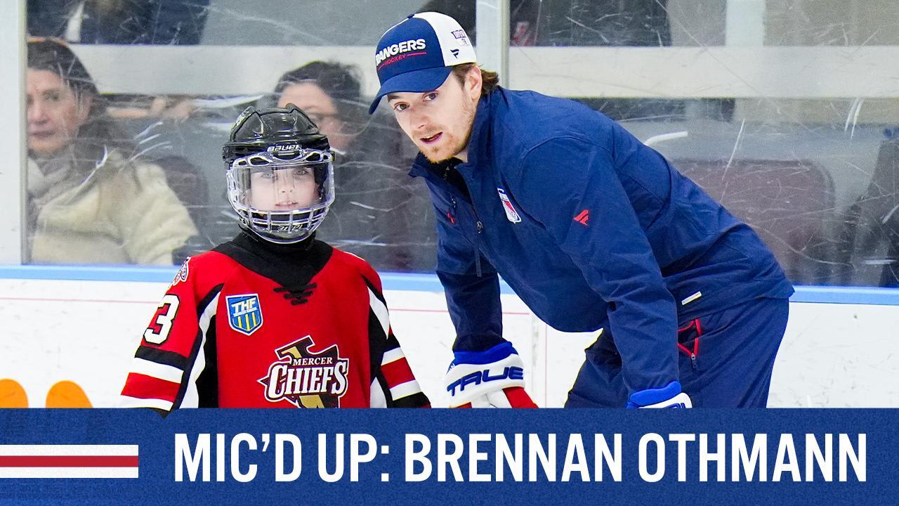 Brennan Othmann Mic'd Up: Junior Rangers Camp | New York Rangers