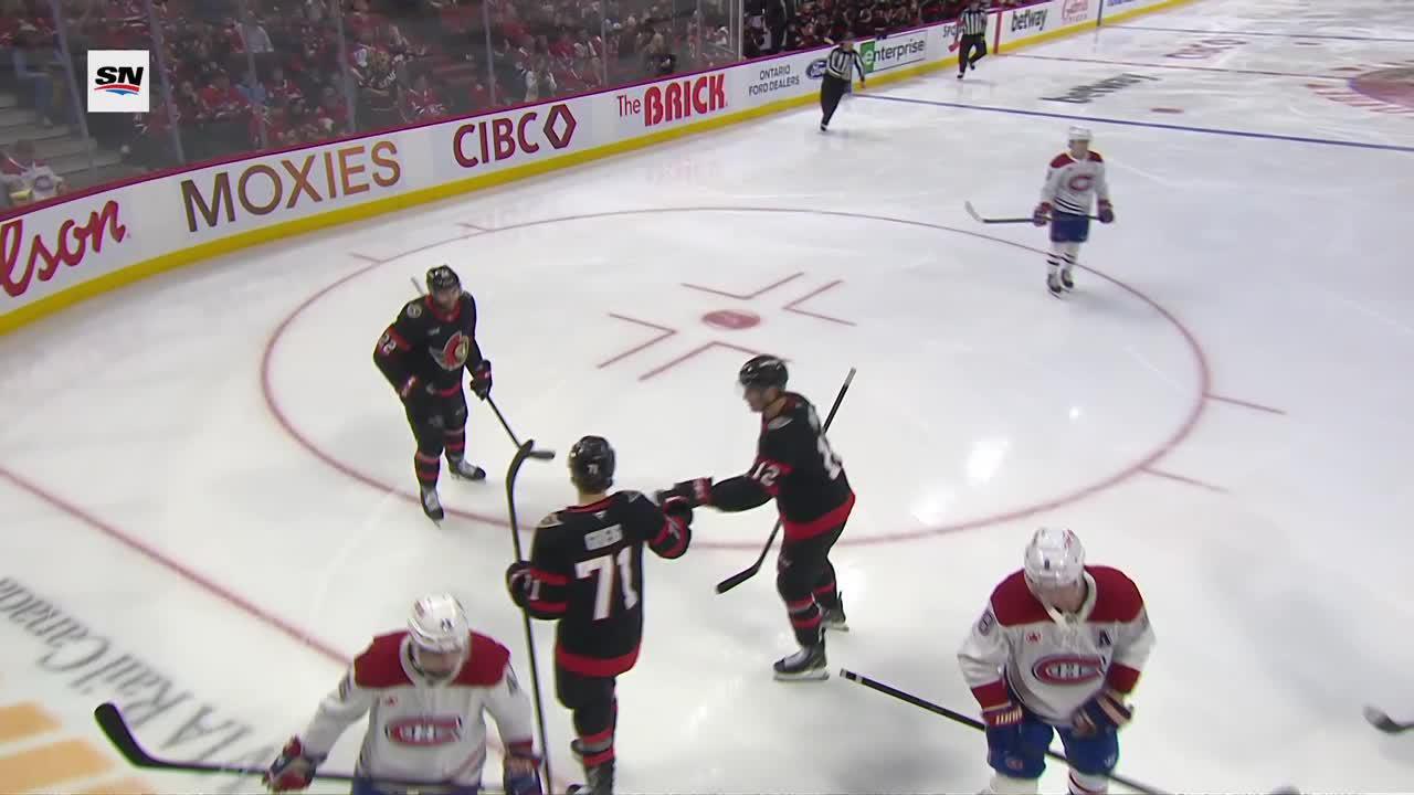 MTL@OTT: Greig scores goal against Samuel Montembeault | Ottawa Senators