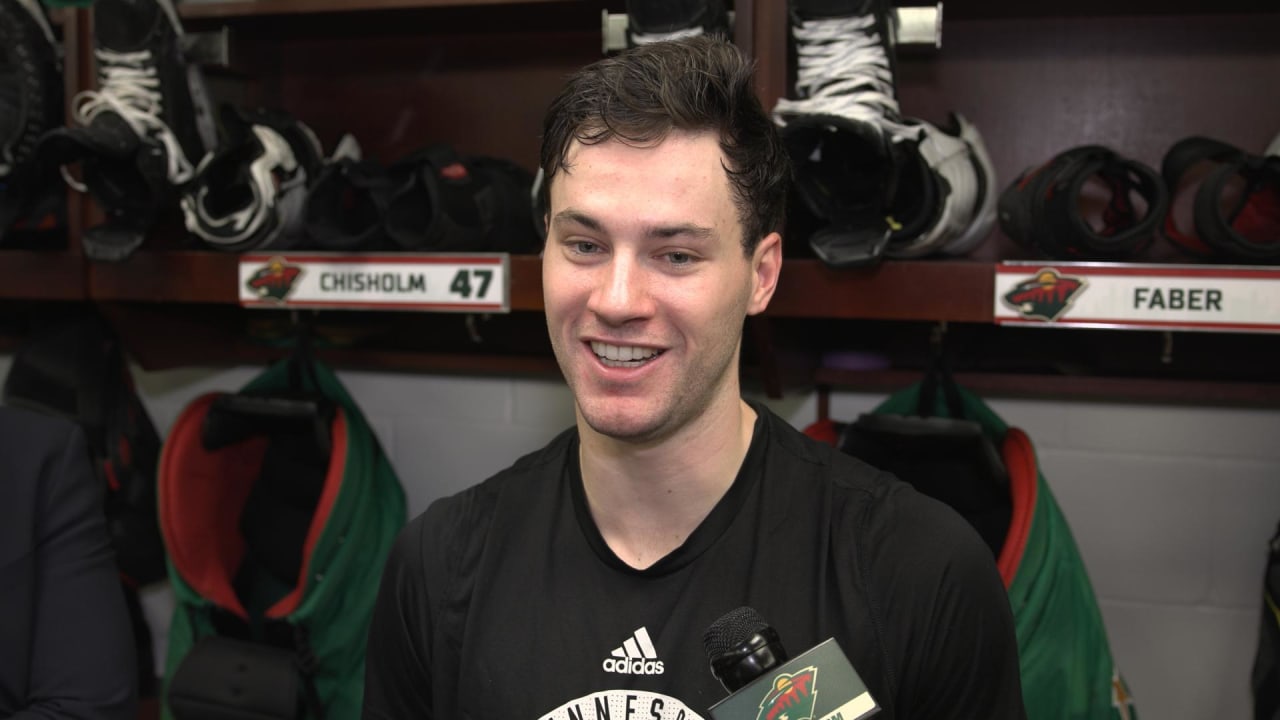 Chisholm Postgame vs. Nashville 12/31 | Minnesota Wild