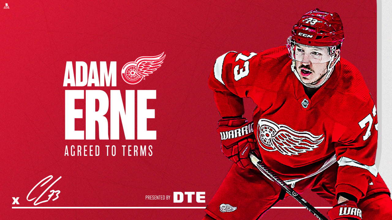 Detroit agrees to two-year deal with Adam Erne | Detroit Red Wings