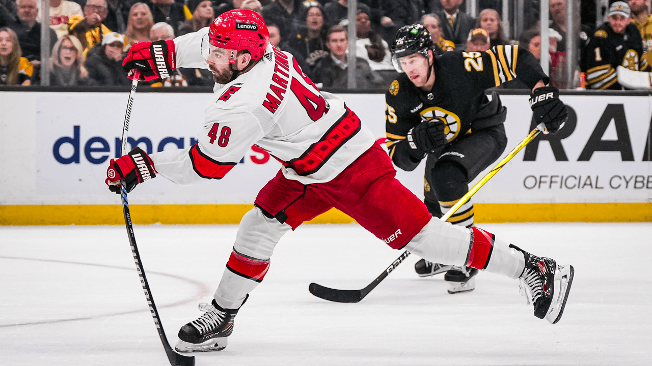 Martinook Wins It Late For Canes In Boston | Carolina Hurricanes