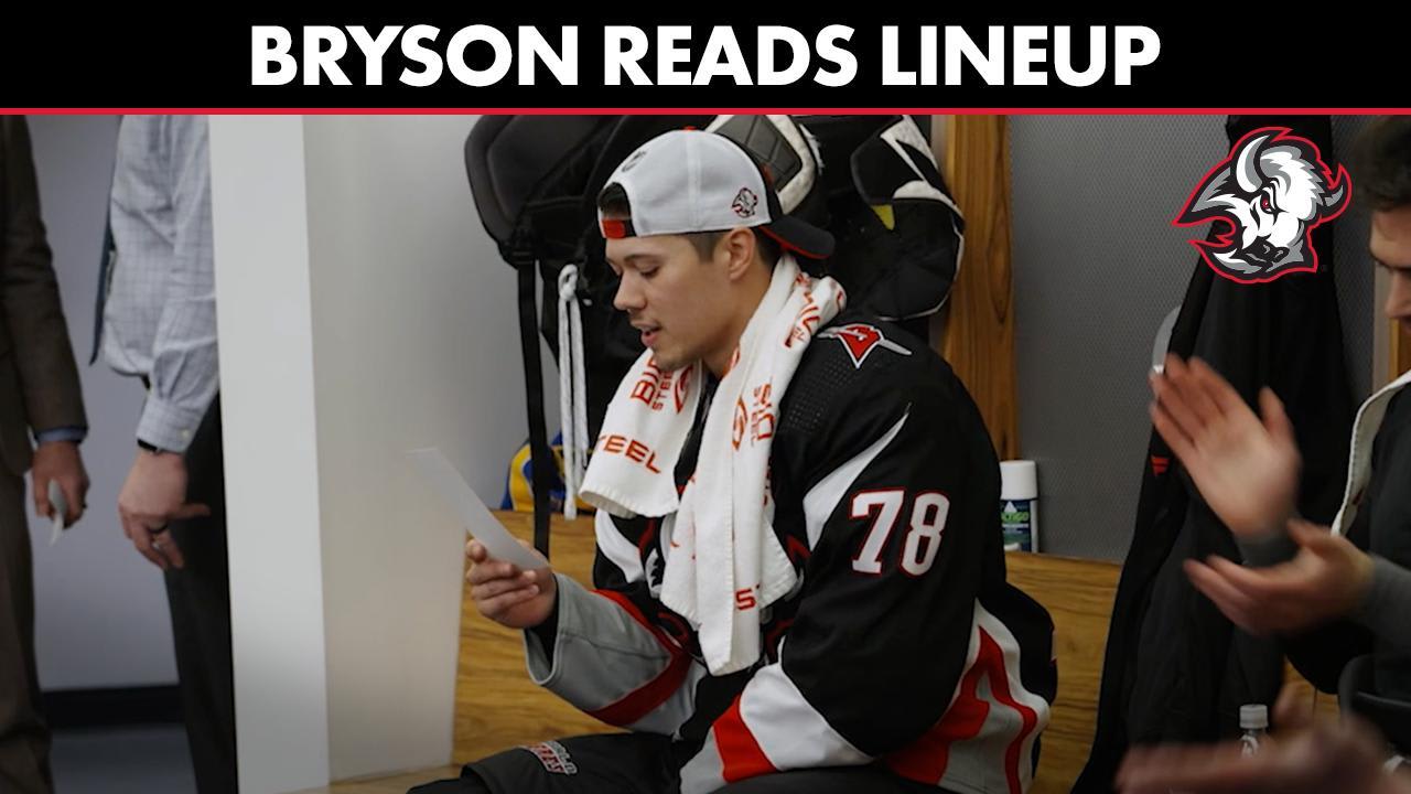 Bryson Lineup Read | Buffalo Sabres