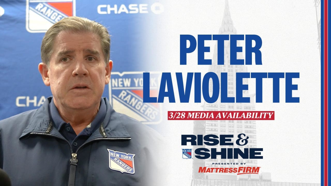 Pregame: Laviolette | New York Rangers