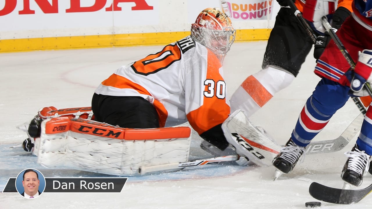 Flyers' goalie situation in limbo after Neuvirth injury | NHL.com