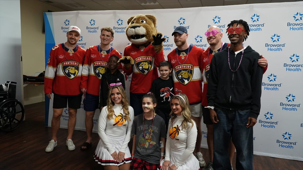 ‘Means so much to us’: Panthers visit Broward Health | Florida Panthers