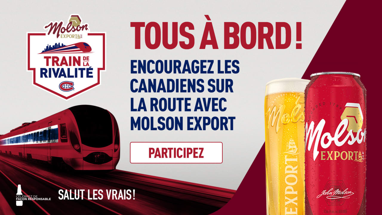 Le Train de rivalité de Molson Export est en route vers Toronto ...