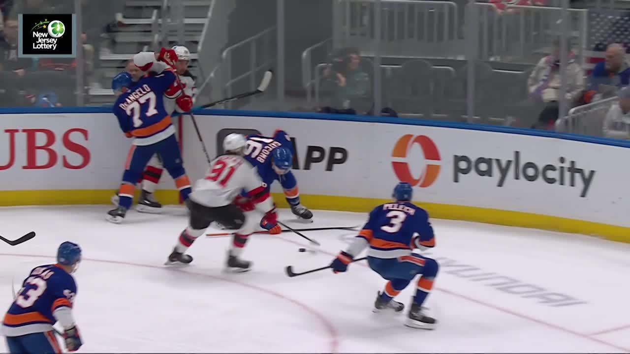 NJD@NYI: Pesce scores goal against David Rittich | New Jersey Devils