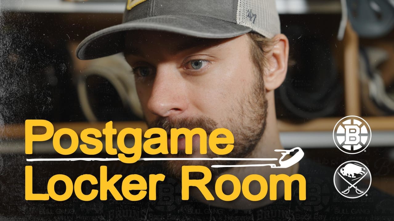 Locker Room Raw: Zacha, Kuraly, H. Lindholm | Boston Bruins